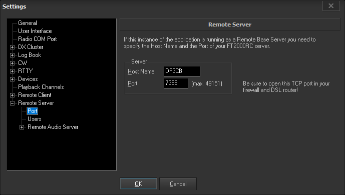 DF3CB.com :: FTDXRC :: CAT & Remote Control Software