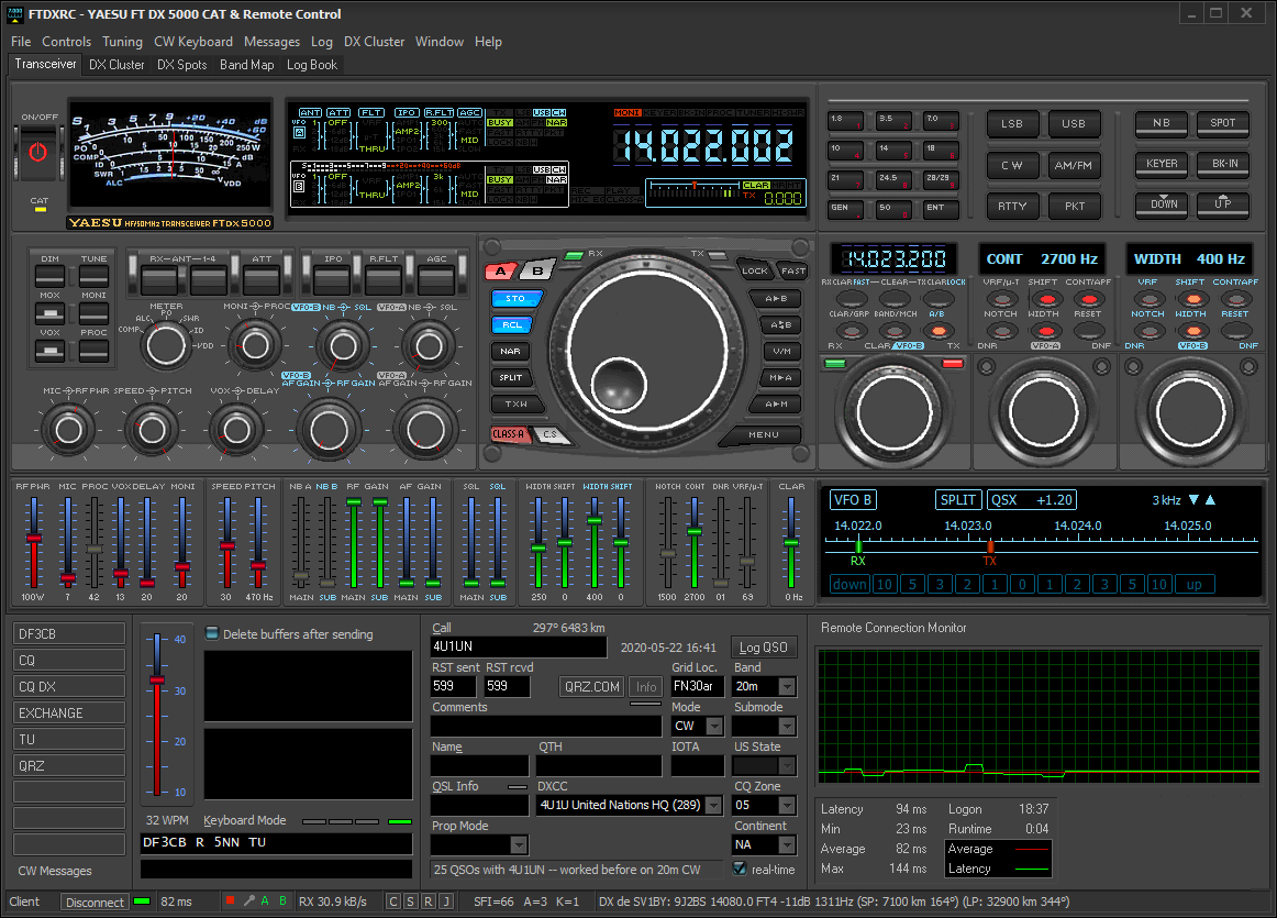 DF3CB.com :: FTDXRC :: CAT & Remote Control Software