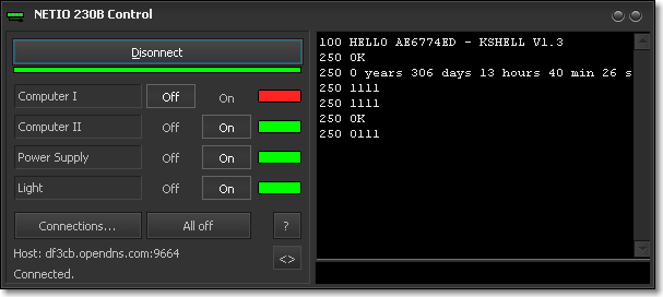 DF3CB.com :: NETIO-230B Control Software